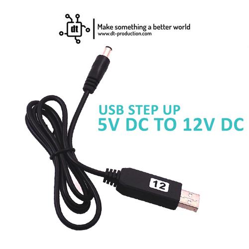 Promo Kabel USB Step Up 5v to 12v DC Power Adaptor Kualitas Bagus ...