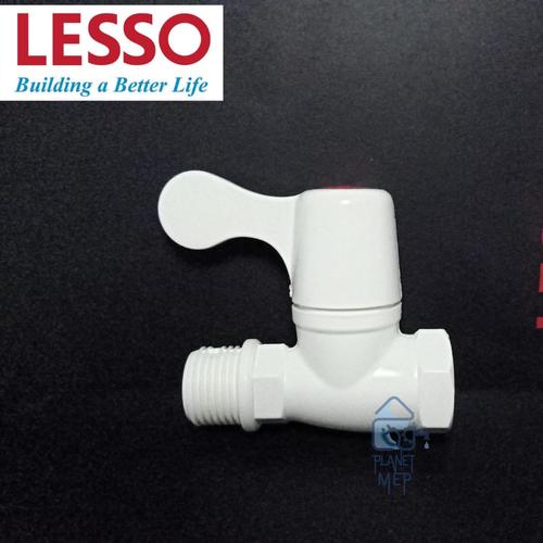 Jual LESSO STOP KRAN CLOSET DRAT LUAR DALAM 1/2" WP 01203 PVC - Kota ...