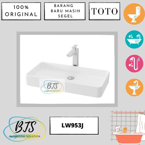 Jual Wastafel meja TOTO LW953J/ LW 953 J/ LW 953J/ LW953 J - BODY ONLY ...