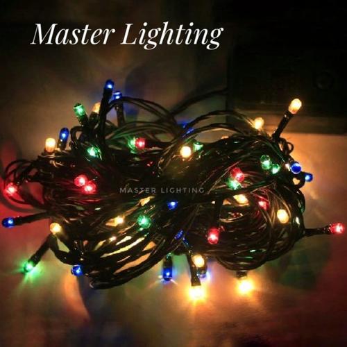 Jual Lampu natal crystal led 10m / lampu tumbler string light hanging ...