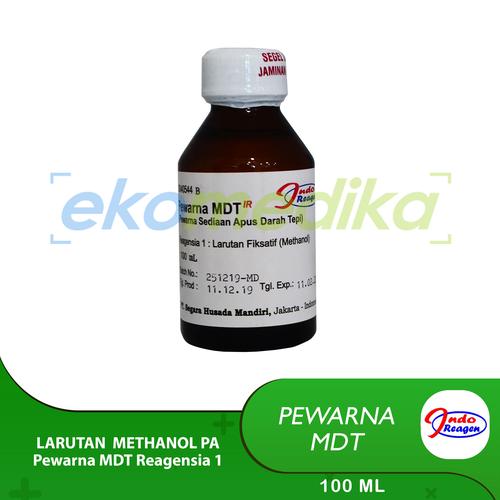 Jual Methanol PA 100mL INDO REAGENT Pewarna MDT Reagen 1 Metanol PA ...
