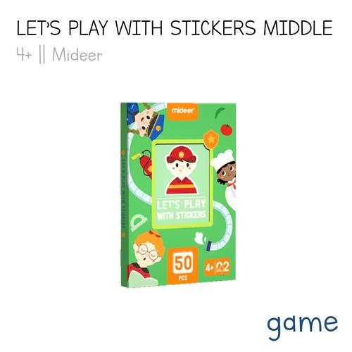 Jual Mideer Let's Play With Stickers - Beginner, Middle, Advanced ...