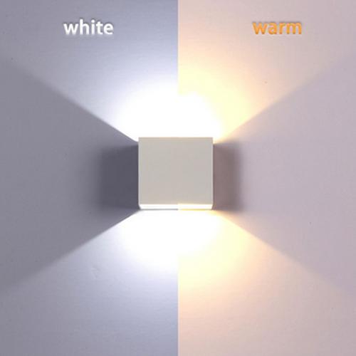 Jual Lampu Dinding Led Minimalis Anti Air Warna Putih / Hitam Untuk ...