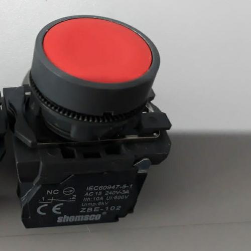 Jual Shemsco Tombol Push 22mm XB5 AA42 Merah IEC60947-3-1 AC 15-240V-5A ...
