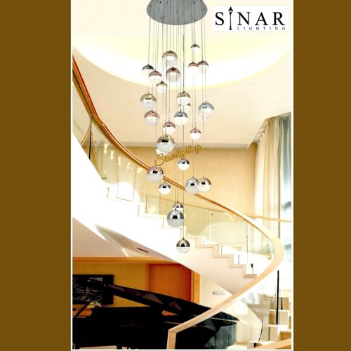 Jual Lampu hias gantung Void minimalis bola LED 5350/26 (3 Warna cahaya ...