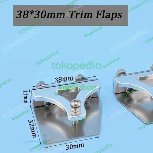 Jual Rc Boat Trimtab or Trim Tab for Vhull up to 80cm 30mm to 38mm ...