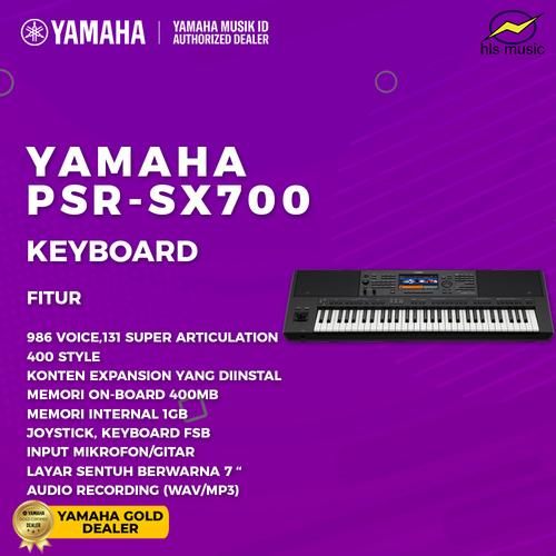 Promo Yamaha PSR SX700 Portable Keyboard - TANPA PACKING Cicil 0% 3x ...