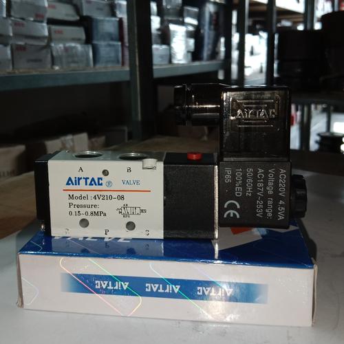Jual SELENOID VALVE AIRTAC 4V210-08 AC 220/DC24/ SELENOID AIRTAC 4V210-08 - Kota Tangerang ...