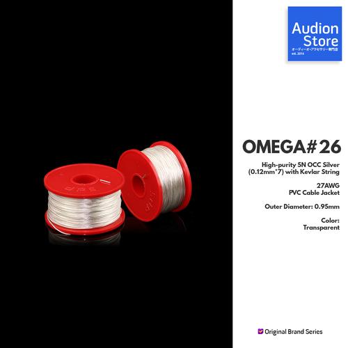 Promo OMEGA CABLE No. 26 5N OCC Silver with Kevlar String 27AWG PVC 0 ...