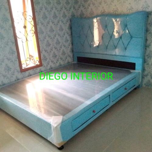 Jual Divan Dipan Laci sandaran full rangka tempat tidur untuk kasur ...