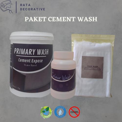 Jual Cat Cement Wash - Cement Expose isi 3 barang - Kab. Bekasi - Rata ...