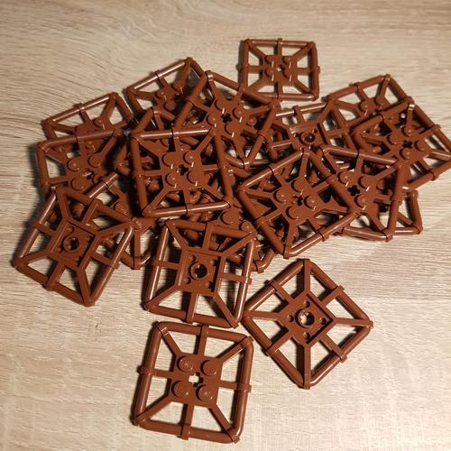 Jual lego part 30094 - reddish brown modified plate 2x2 - bar frame ...