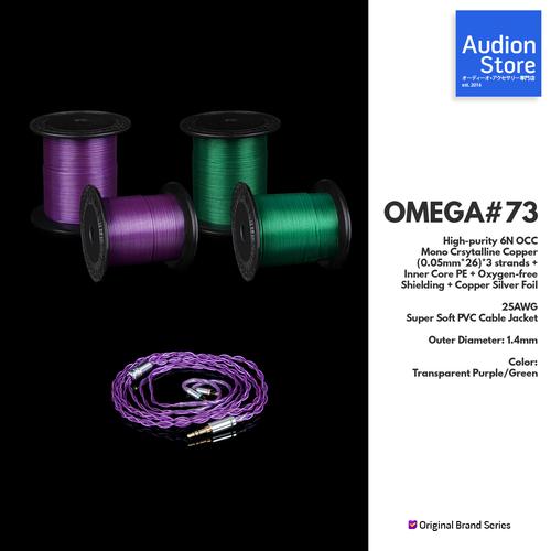 Jual OMEGA CABLE No. 73 6N OCC Mono Crystalline Copper with Foil 25AWG ...