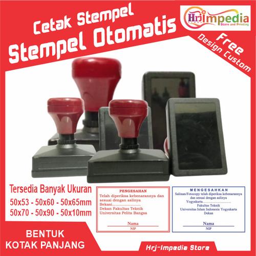 Jual Cetak Stempel Otomatis Ukuran Kotak Persegi Panjang | Cetak ...