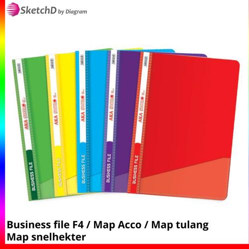 Promo Business File folio Akashiro / Map tulang / Map Acco - Biru ...