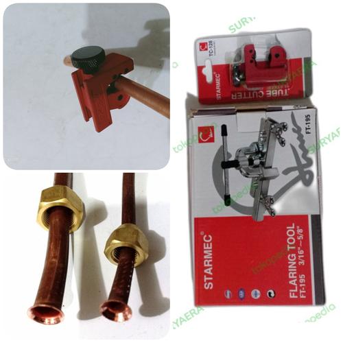 Jual paket alat flaring tool 195 pipa AC dan cuter pipa tube cuter 128 ...