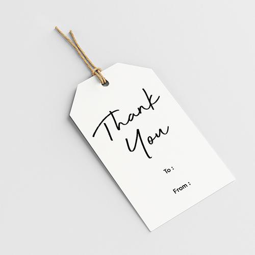 Jual Hang Tag Ucapan Thank You - Putih, Rantai Besi - Jakarta Barat ...