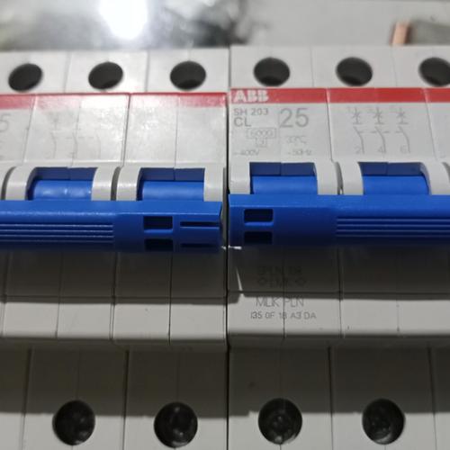 Jual MCB 3 Phase Biru ABB Original PLN - 10 Amper - Kota Tangerang Selatan - QueenZayn | Tokopedia