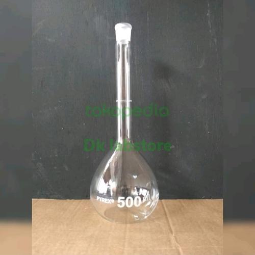 Jual volumetric flask/labu ukur 500 ml pyrex - Kota Bandung - Dk labstore | Tokopedia