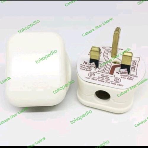Jual STEKER TIGA KAKI STOP KONTAK AC WEJ 9111W WEJ9111W PANASONIC ...