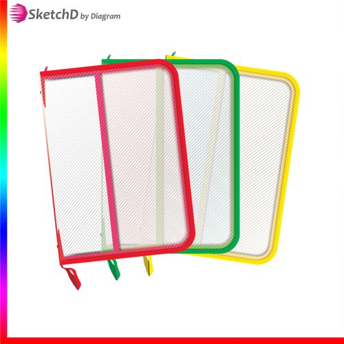 Promo Map jala zipper/jala resleting folio Akashiro - Hijau - Kota ...