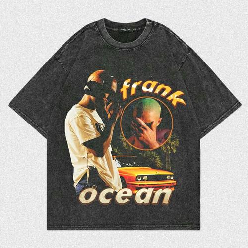 Jual KAOS FRANK OCEAN KAOS WASHED OVERSIZED TSHIRT RAPPER VINTAGE TEE ...