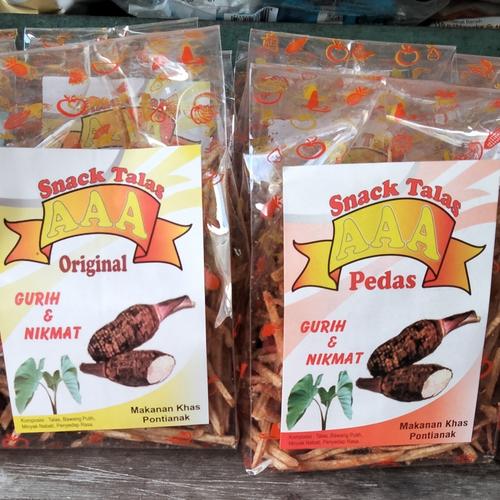 Jual Snack Talas Khas Pontianak / Talas Mie / Stick Talas / Stik Talas ...