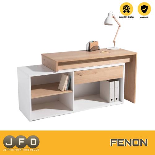 Promo Meja Kerja Minimalis Modern Fenon Desk Table Modular - Kab ...