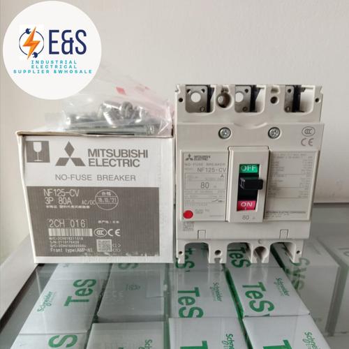 Jual MCCB Breaker Mitsubishi NF125-CV 3P 80A 100A 125A / NF125CV Mitsubishi - 125A - Jakarta ...