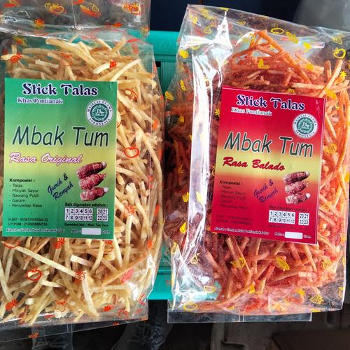 Jual Stick Talas Khas Pontianak / Stik Talas / Snack Talas / Keripik ...