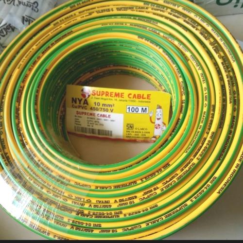 Jual Kabel Listrik TUNGGAL GROUNDING SUPREME NYA 10MM Nya 10mm 1x10mm Meter - Jakarta Pusat ...