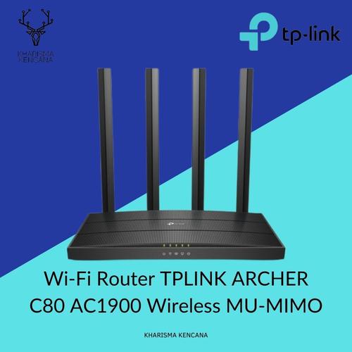Jual Wi-Fi Router TPLINK ARCHER C80 AC1900 Wireless MU-MIMO - Kota ...