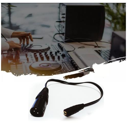 Jual sambungan canon socket kabel audio xlr male 3.5mm extension 3 pin ...