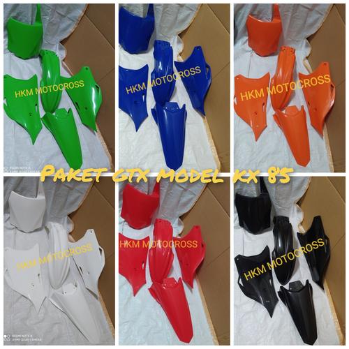 Jual body set kx 85 bodi kit kx 85 paket gtx gastrak bebek standar ...