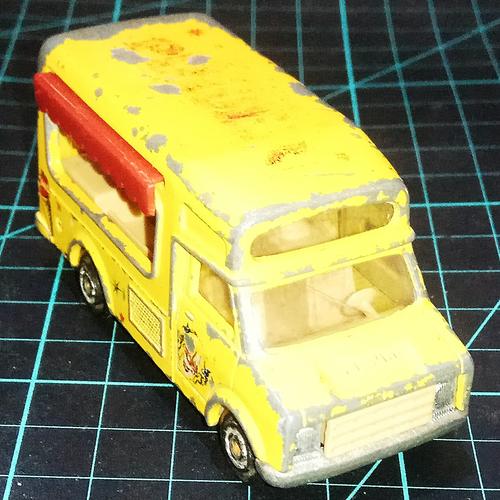 Jual Majorette No.259 Fourgon Pinder Ice Cream Van Skala 1:67 Rare ...