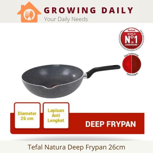 Jual TEFAL NATURA DEEP FRYPAN 28 CM WAJAN ANTI LENGKET 28 CM - 26cm - Jakarta Pusat - Growing ...
