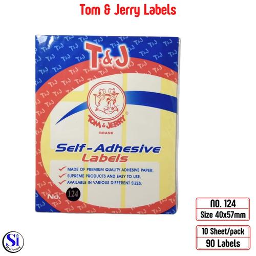 Jual Tom & Jerry Label Undangan/Label Nama No.100,101,103,121,124,127 ...