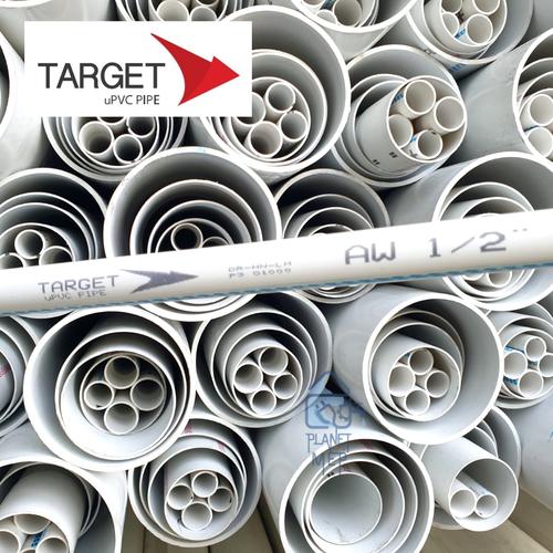 Jual TARGET PIPA uPVC AW 1/2 - 5 inch / PIPA PVC PARALON 4 METER - AW 1 ...