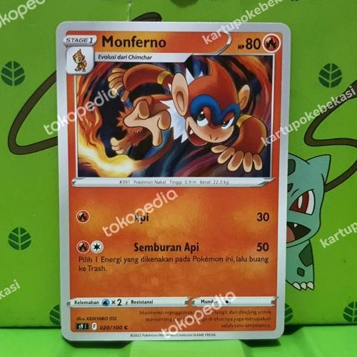 Jual Monferno C S9 020/100 kartu pokemon TCG Indonesia - Kota Bekasi ...