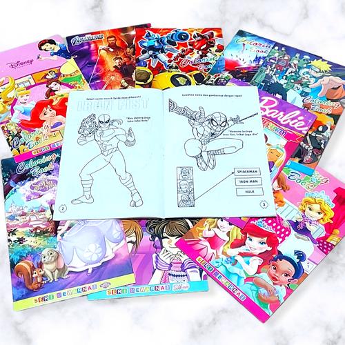 Jual Buku Coloring Book mewarnai Anak 12 Halaman Kartun Boba - Jakarta ...