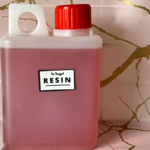 Jual resin bening 500 gram /pengeras lem epoxi granit marmer - Merah ...