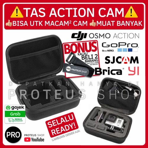 Promo TAS CASE DJI Osmo Action Cam GoPro Hero SJCam Brica BAG Yi KAMERA ...