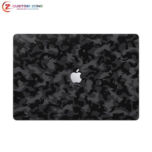 Jual Customzone- Skin for Macbook pro M1 2021 3M black army - black ...