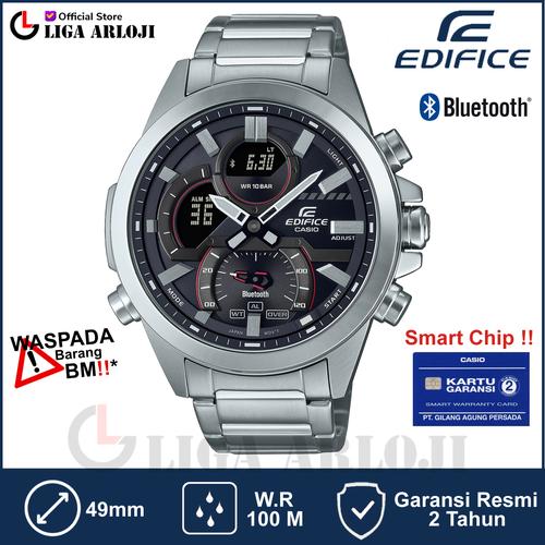 Promo Casio Edifice ECB-30D-1ADF Jam Tangan Pria Double Time ECB-30D-1A Cicil 0% 3x - Jakarta ...