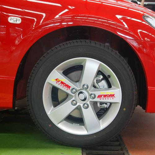 Jual READY Cutting Sticker Stiker Velg Mobil JDM RACING WORK WHEELS SET ...