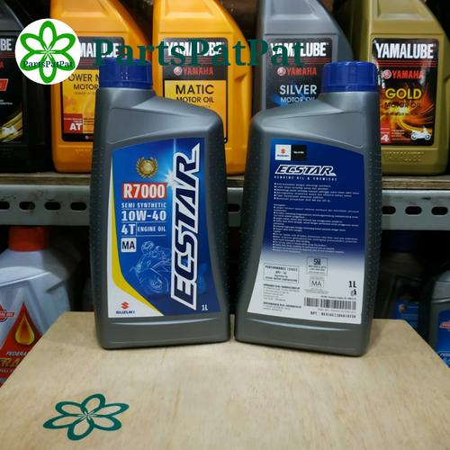 Jual OLI OIL SUZUKI SGO ECSTAR R7000 SEMI SYNTHETIC 10W-40 MA 1LT ...