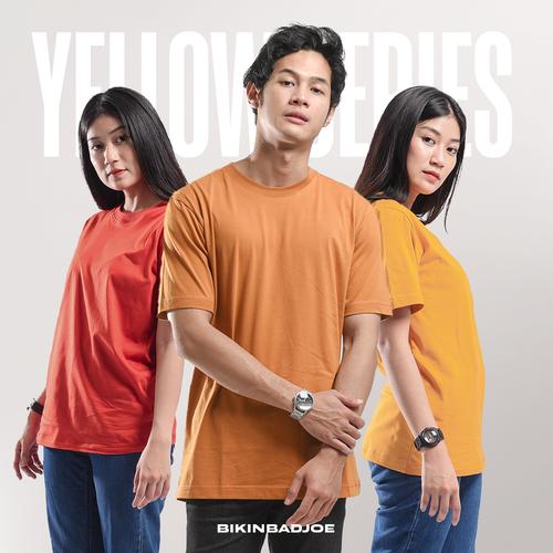 Jual BIKINBADJOE - KAOS POLOS PENDEK - ORANGE MUSTARD KUNING BUSUK ...