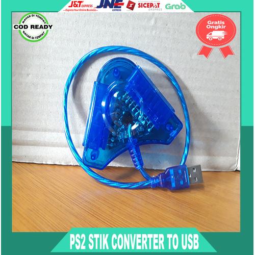 Jual Converter STIK PS2 / Konverter STIK PS2 USB Komputer PS3 - Kab ...