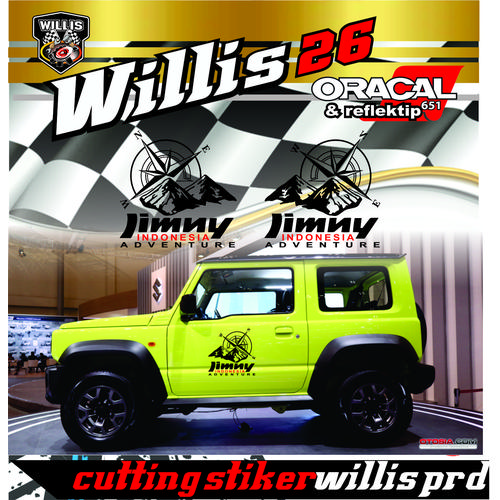 Jual stiker jimny sticker mobil suzuki jimny katana adventure 04 ...