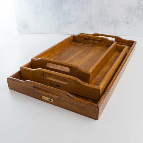 Jual Aoi (Serving Tray Series) - Reina [Set of 3] - Black Forest - Kota ...